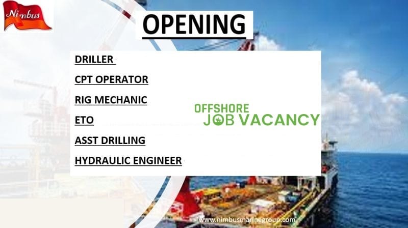 Nimbus Marine Group Vacancies - Offshore Job Vacancy